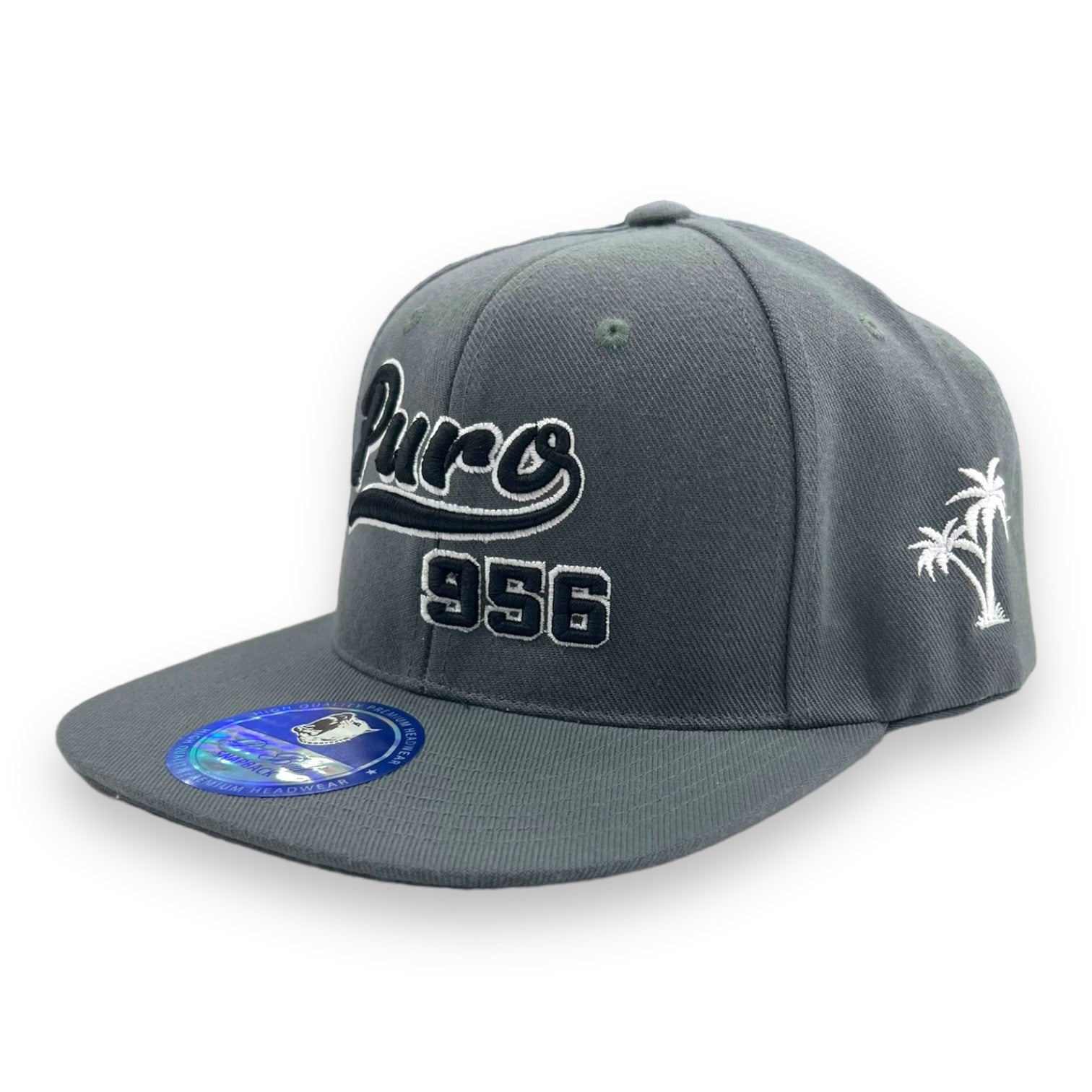 Puro 956 3D Logo - Grey/Black – Amigos Pro Shop La Plaza
