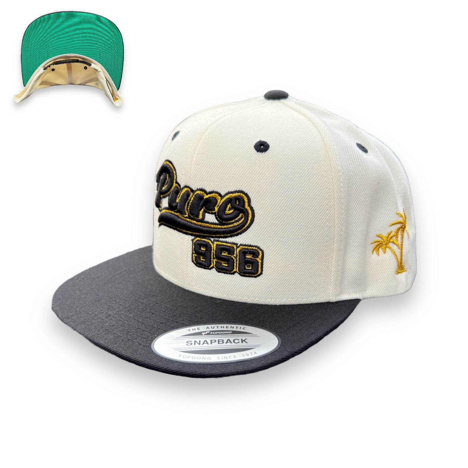 Puro 956 3D Logo - Cream/Black – Amigos Pro Shop La Plaza